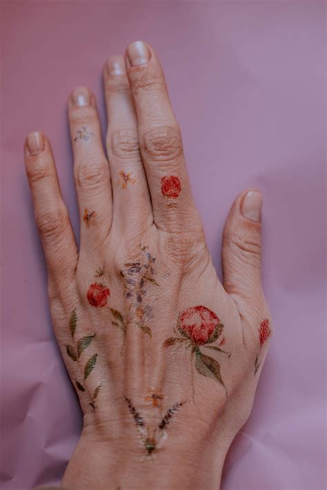 Flower Tattoos On Wrist And Hand Best Flower Site