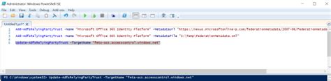 W2016 Adfs Cannot Update Metadata Or Add Rp From Gui Sams Corner
