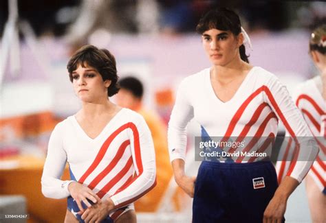 Mary Lou Retton And Tracee Talavera Of The Usa Prepare To Perform