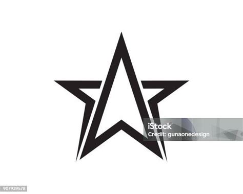 스타 기호 템플릿 디자인 벡터 상징 디자인 컨셉 창조적인 기호 아이콘 개념에 대한 스톡 벡터 아트 및 기타 이미지 개념