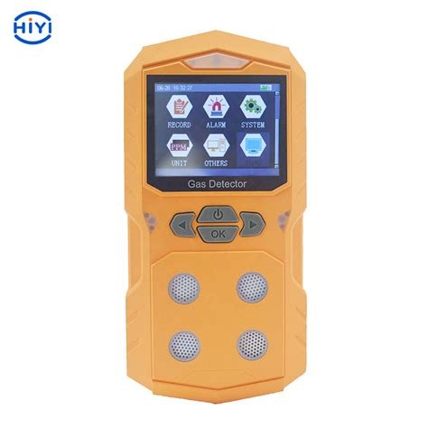 4 In 1 Colorful Portable Lel Gas Detector With Hose Probe