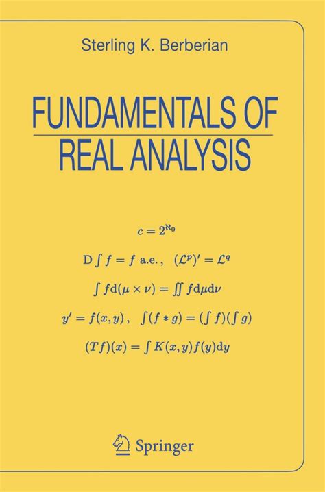 Fundamentals Of Real Analysis Premiumjs Store