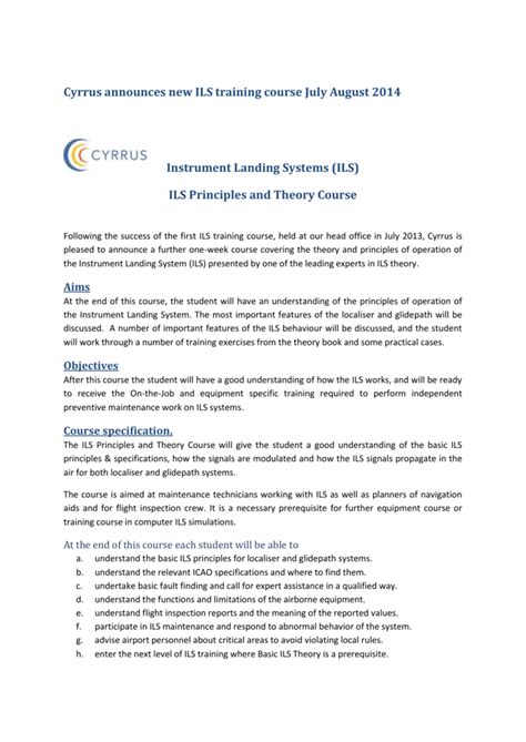 Ils Principles And Theory Course