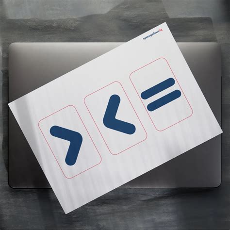 Карти със знаците за сравнение Математика 1клас Prepodavamebg