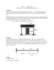 ME Set Pdf ME Winter Problem Set Due Wednesday January Problem The Center
