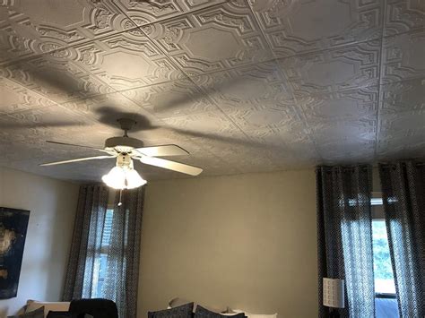 Evergreen Glue Up Styrofoam Ceiling Tile 20 In X 20 In R28c Idea Library