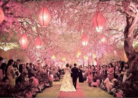 Sakurapinkが咲き誇る♡日本人の心のお花 桜が満開のhappy Wedding＊ 桜 結婚式 装花 桜 結婚式 ウェディング