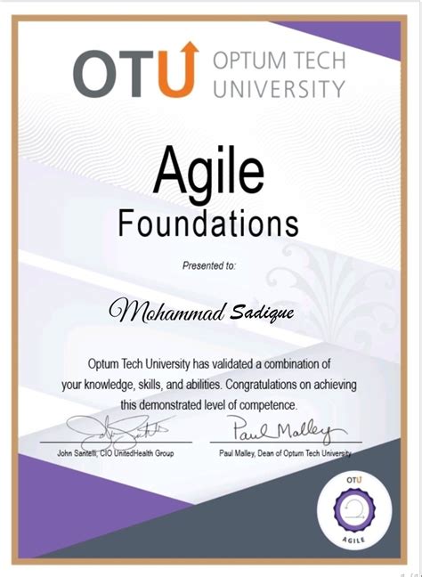 mohammad sadique on linkedin agile optumtechuniversity continuouslearning projectmanagement…