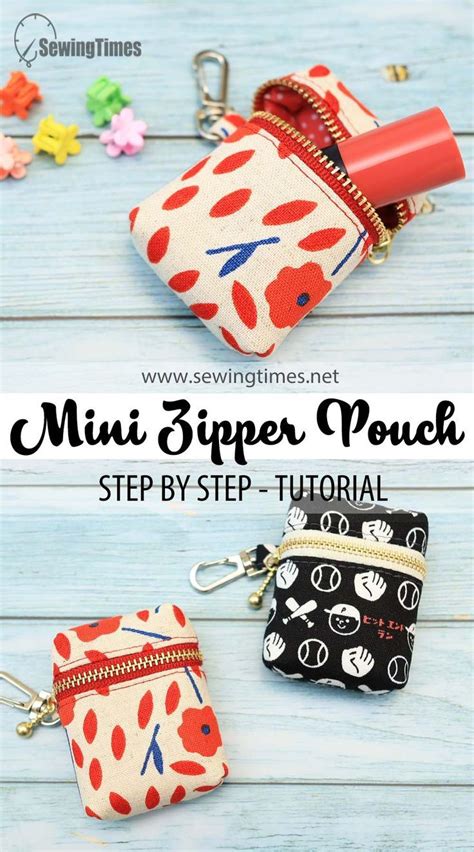 Diy Mini Zipper Pouch Artofit