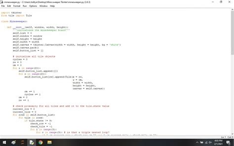 Python Program To Mine Sweeper App Using The Python Tkinter Kashipara