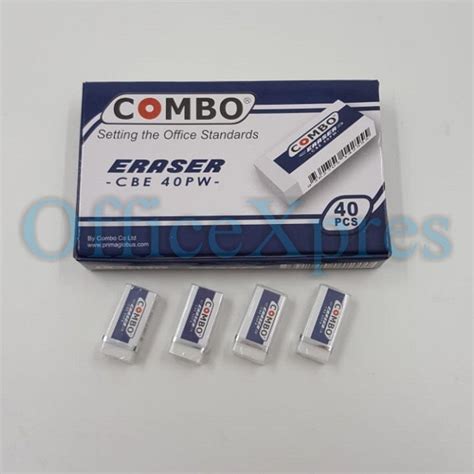 Jual Penghapus Pensil Hapusan Kecil Putih Stip Karet Eraser 40