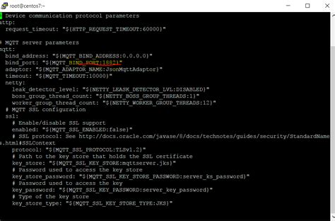 mqtt configuration in etc thingsboard conf thingsboard yml what it