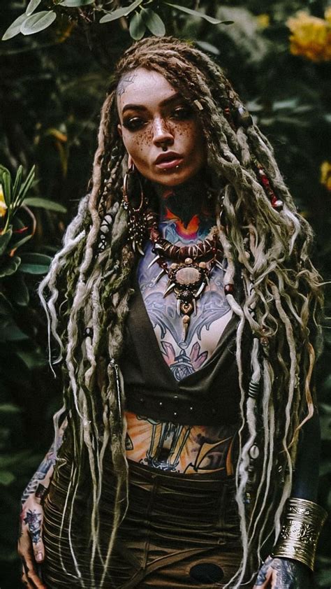 Hippie Girl With Dreads
