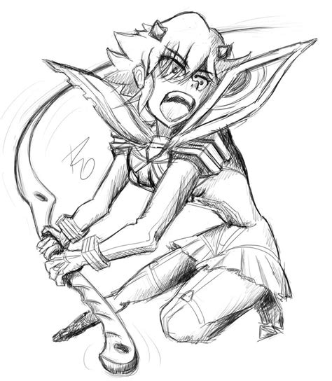Ryuko Matoi Kill La Kill Sketch By Robepate On Deviantart