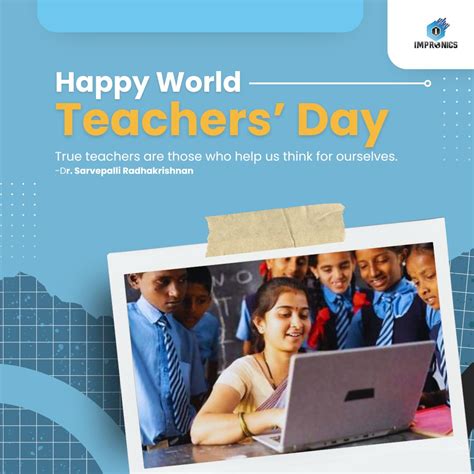 Impronics Technologies On Linkedin Happyteachersday Gratitude