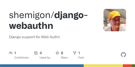 github shemigon django webauthn django support for web authn