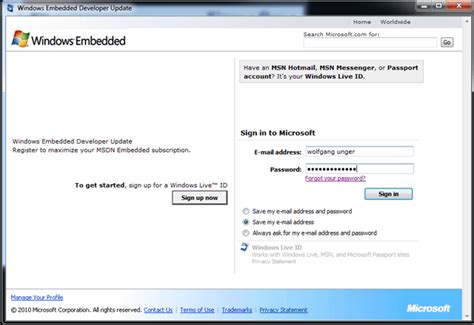 Windows Embedded Developer Update Elbacom Gmbh