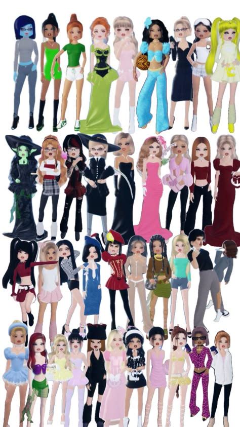 Dti Outfits Single Color