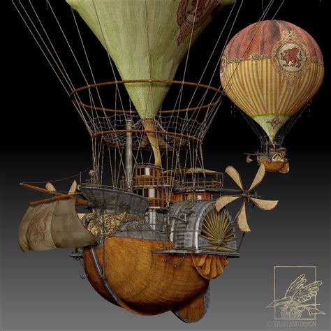 Artstation Steampunk Airship