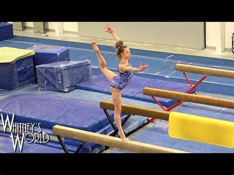 Getting Ready For Nationals 10 Balance Beam Routines Whitney