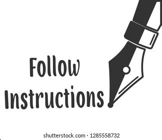 Instructions Clipart Black And White