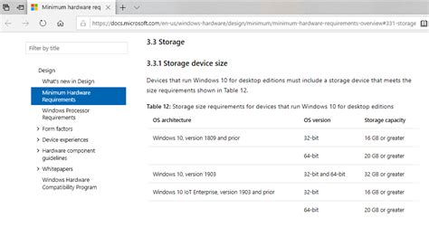 Microsoft Bumps Minimum Windows 10 Storage Requirement To 32 Gigabytes