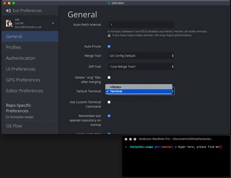 Hyperterminal Is There Any Way To Change The Default Terminal In GitKraken Stack Overflow