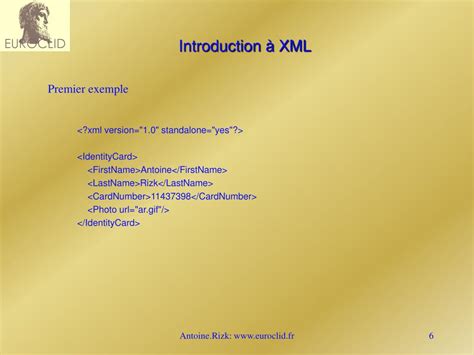 Ppt Le Langage Xml Fonctionnalités Et Standards Associés Powerpoint