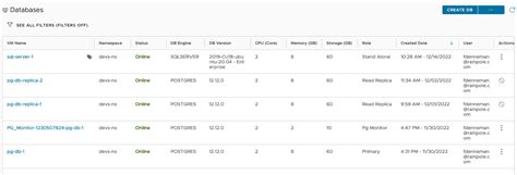 Vmware Data Services Manager V132 Sql Server Database Template