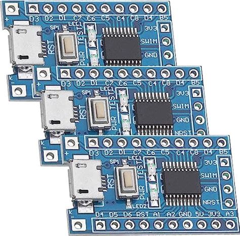 azdelivery 3 x arm stm8s103f3p6 8 bit minimum systeem microcontroller
