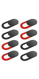 Kiwi Design Webcam Cover Slide 3 Pack Laptop Camera Cover Slide Ultra Thin With Clean Cloth For
