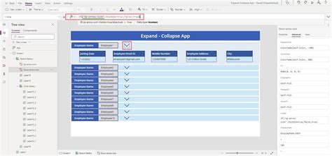 part 1 expand collapse rows in powerapps canvas app gallery