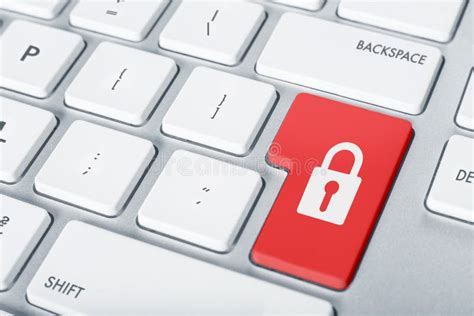 Keyboard Lock Security Button Royalty Free Stock Image Image 35645726