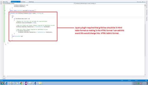 Implementation Of Jquery Data Table In Aspnet Web Forms