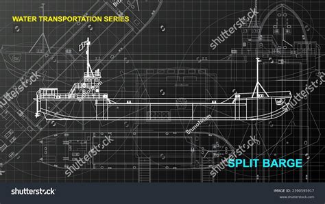 Splitted Barge Container Over 1 Royalty Free Licensable Stock