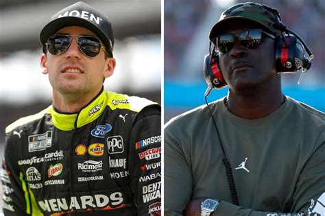 Michael Jordan Stays Cool After Ryan Blaneys Post Race Accusation