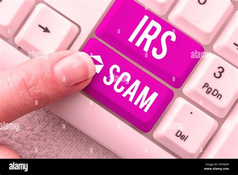 Conceptual Caption Irs Scam Concept Meaning Targeted Taxpayers By Pretending To Be Internal