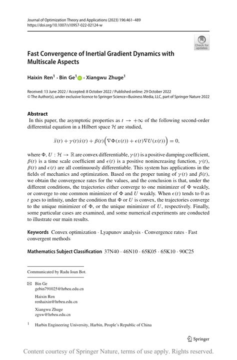 Fast Convergence Of Inertial Gradient Dynamics With Multiscale Aspects