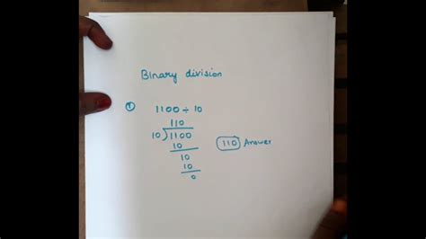 Binary Division In Tamil Youtube
