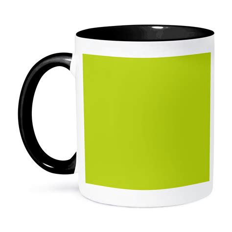 3drose Image Of Lime Burst Hue 15oz Two Tone Black Mug