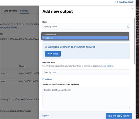 how do i use elastic agent to send log data to logstash elastic