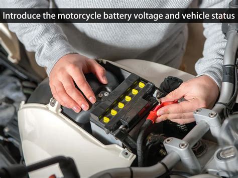 Introduce The Motorcycle Battery Voltage And Vehicle Status Best Electric Motorcycle