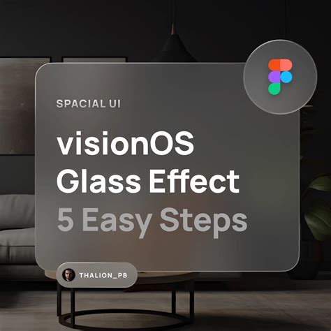 Spatial Ui Glass Material In Figma 5 Easy Steps