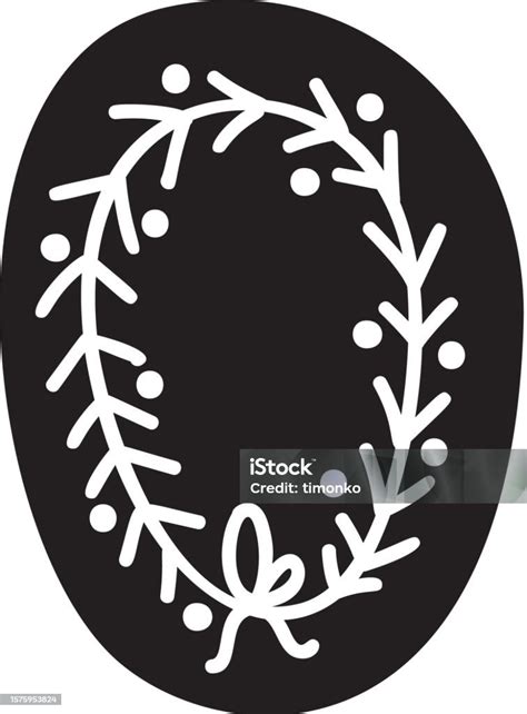 크리스마스 겨울 벡터 글꼴 문자 O 알파벳을 표시합니다 자본 스칸디나비아 편지 서체 Abc 요소 소셜 미디어 웹 디자인 포스터 배너 인사말 카드 스칸디나비아 문화에 대한