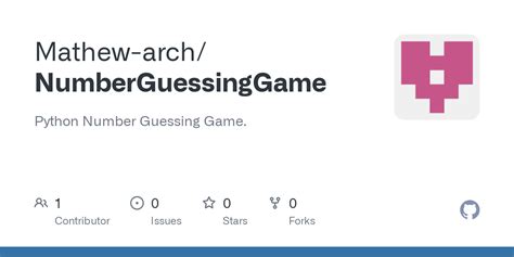 github mathew arch numberguessinggame python number guessing game