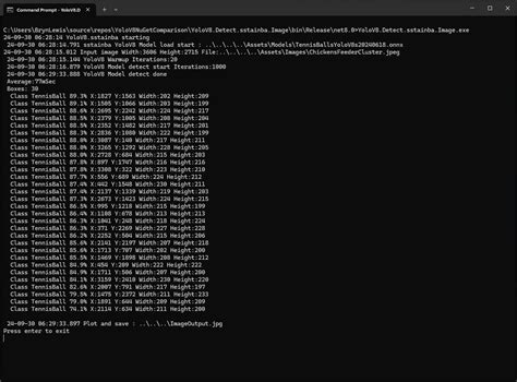 YoloV NuGet Performance X CPU DevMobile S Blog