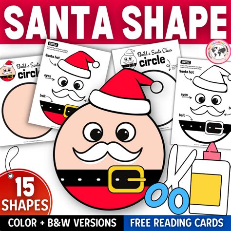 Christmas Math Craft Activities Kindergarten Santa Craft Math Centers