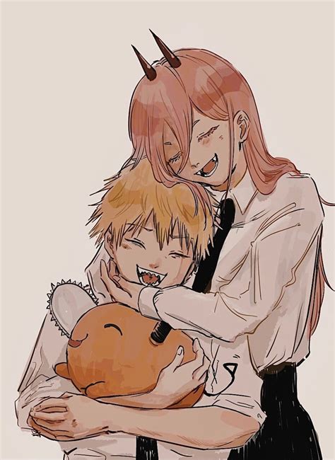 Power Denji And Pochita Chainsaw Man Drawn By Turuo Che Danbooru