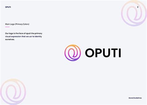 Oputi Branding Identity Guidelines On Behance