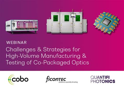 Webinar Challenges And Strategies For High Volume Manufacturing And Testing Of Co Packaged